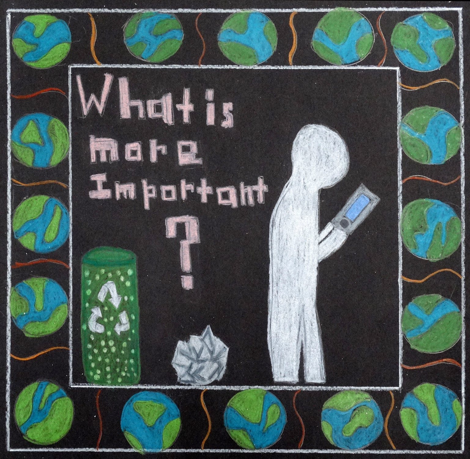 Symbols of Global Issues – What Is More Imporatant – sos art cincinnati